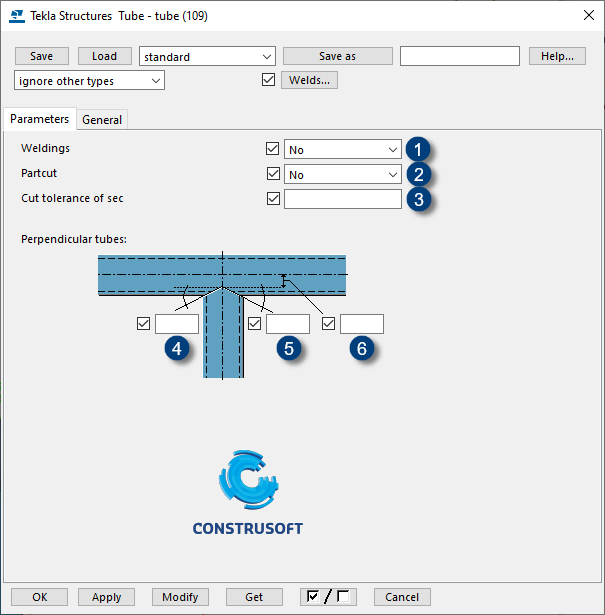 Tube - tube (109) | Tekla User Assistance